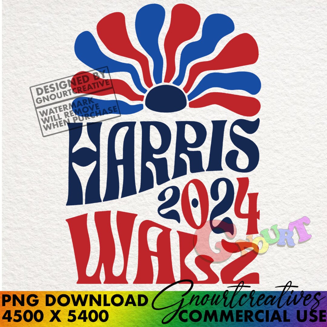 Retro Harris Walz 2024 Png, Kamala Harris Png, Mama President Png ...