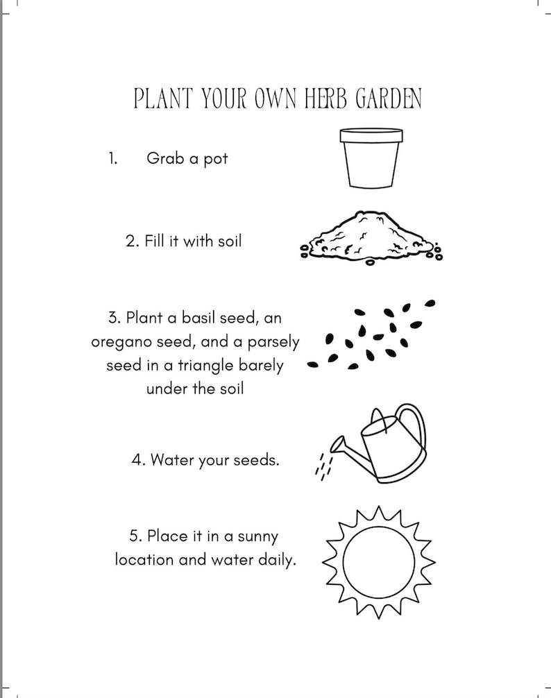 LDS Activity Days Packet: Plants, Seeds, Cuttings, Potting, Plant Craft ...