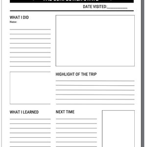 The 50 States: A Kid Travel Log - Etsy