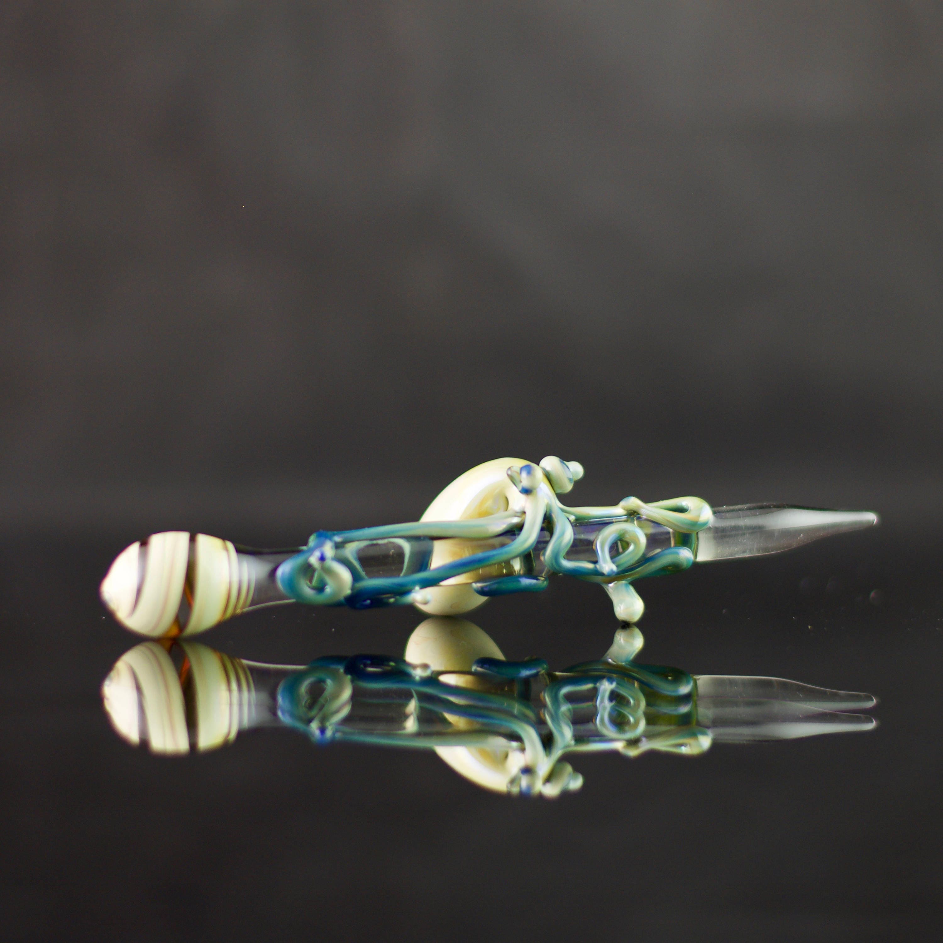 Octopus Glass Dabber / Essential Oil / Glass Wand / Glass Dabber Heady ...