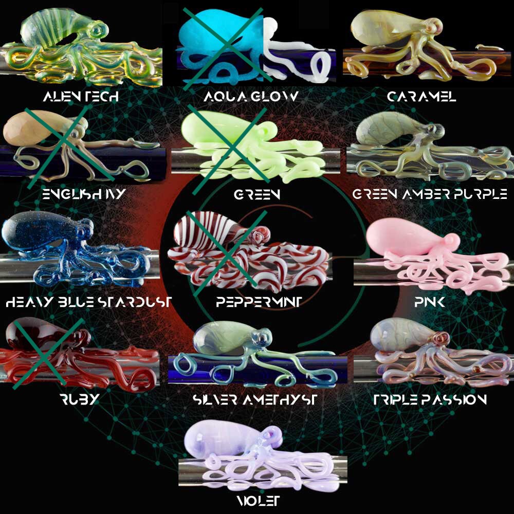 Facehugger Glass Sherlock Pipe in Your Choice of Color