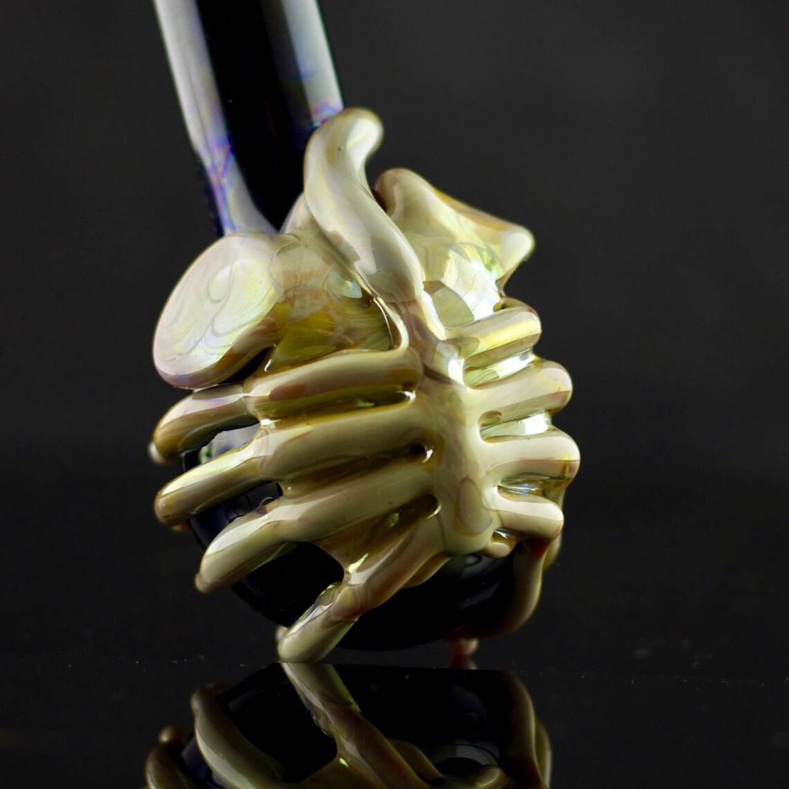 Facehugger Glass Pipe / Alien Pipe / Large Glass Spoon / Alien - Etsy
