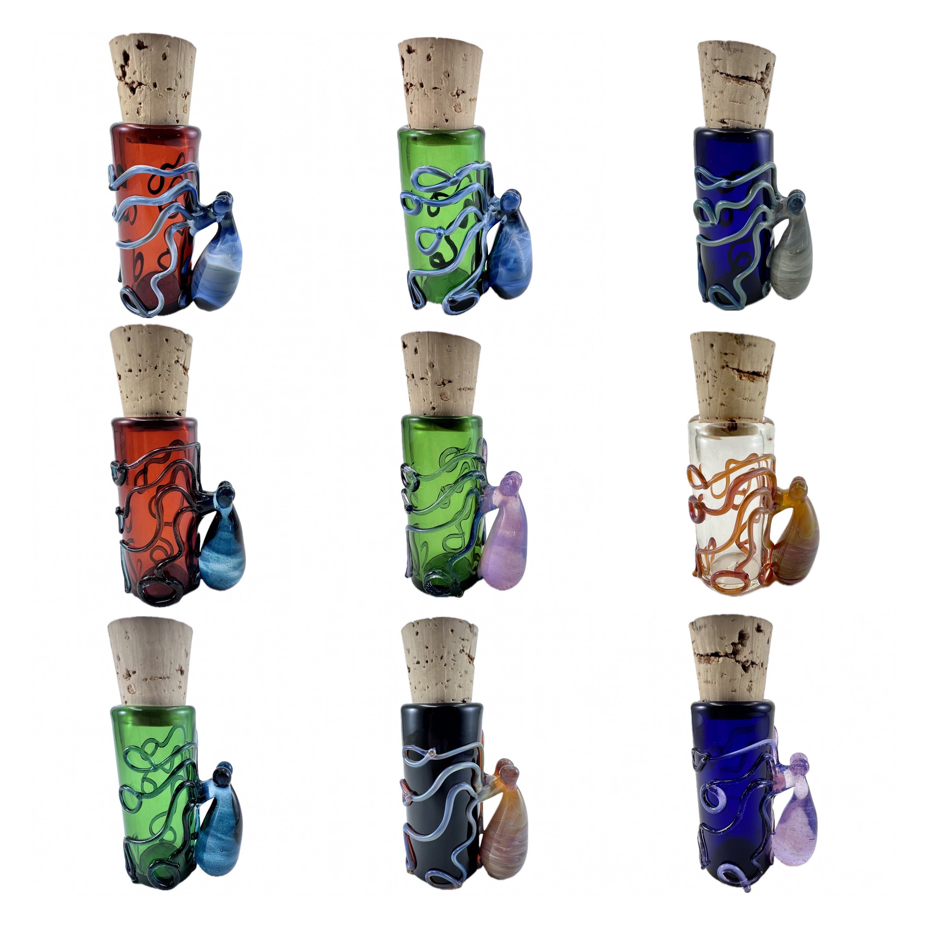 Octopus Glass Jar in Your Choice of Color