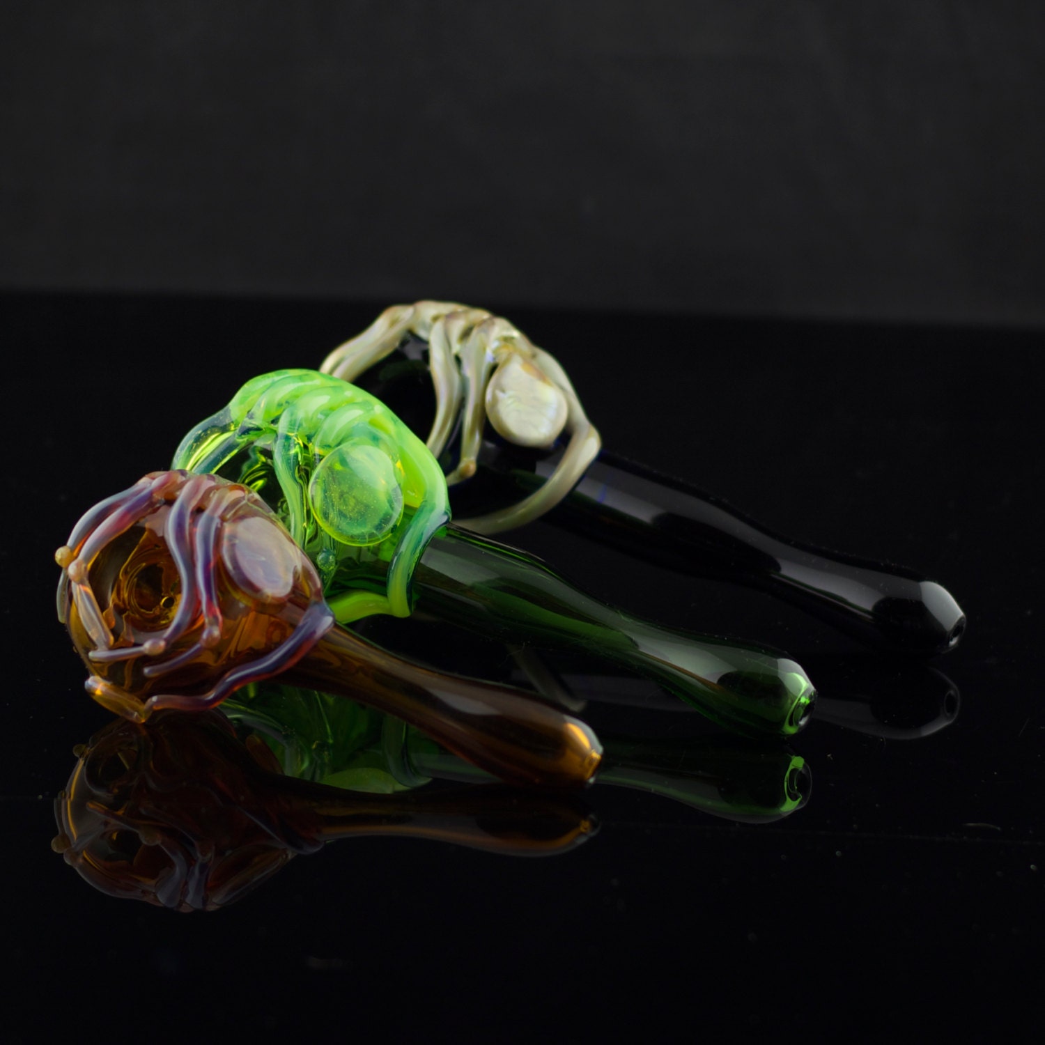 Facehugger Alien Pipe / Glass Spoon Pipe / Alien Movie / | Etsy