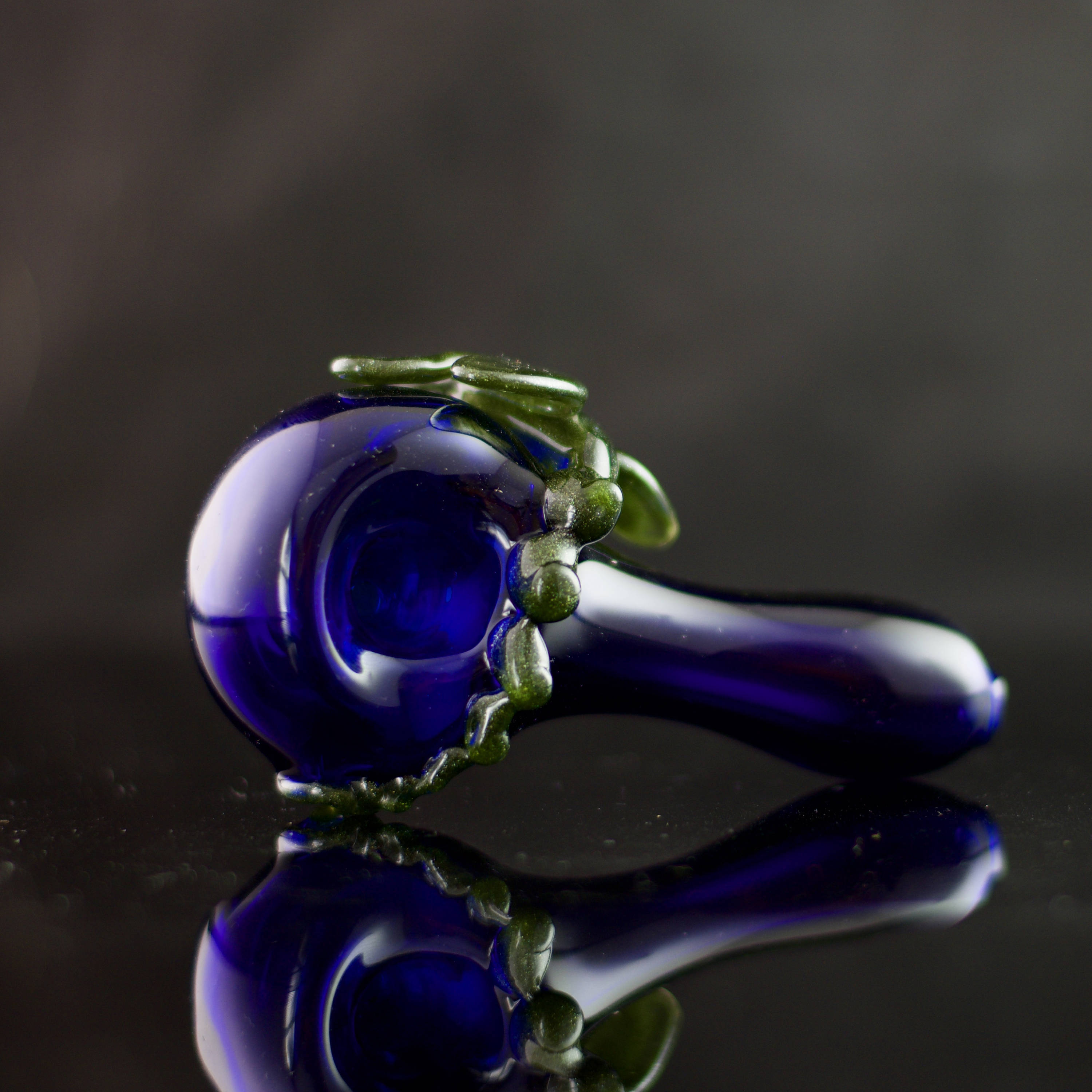 SALE Dragonfly Glass Spoon Pipe in Cobalt Blue & Paparazzi, #539