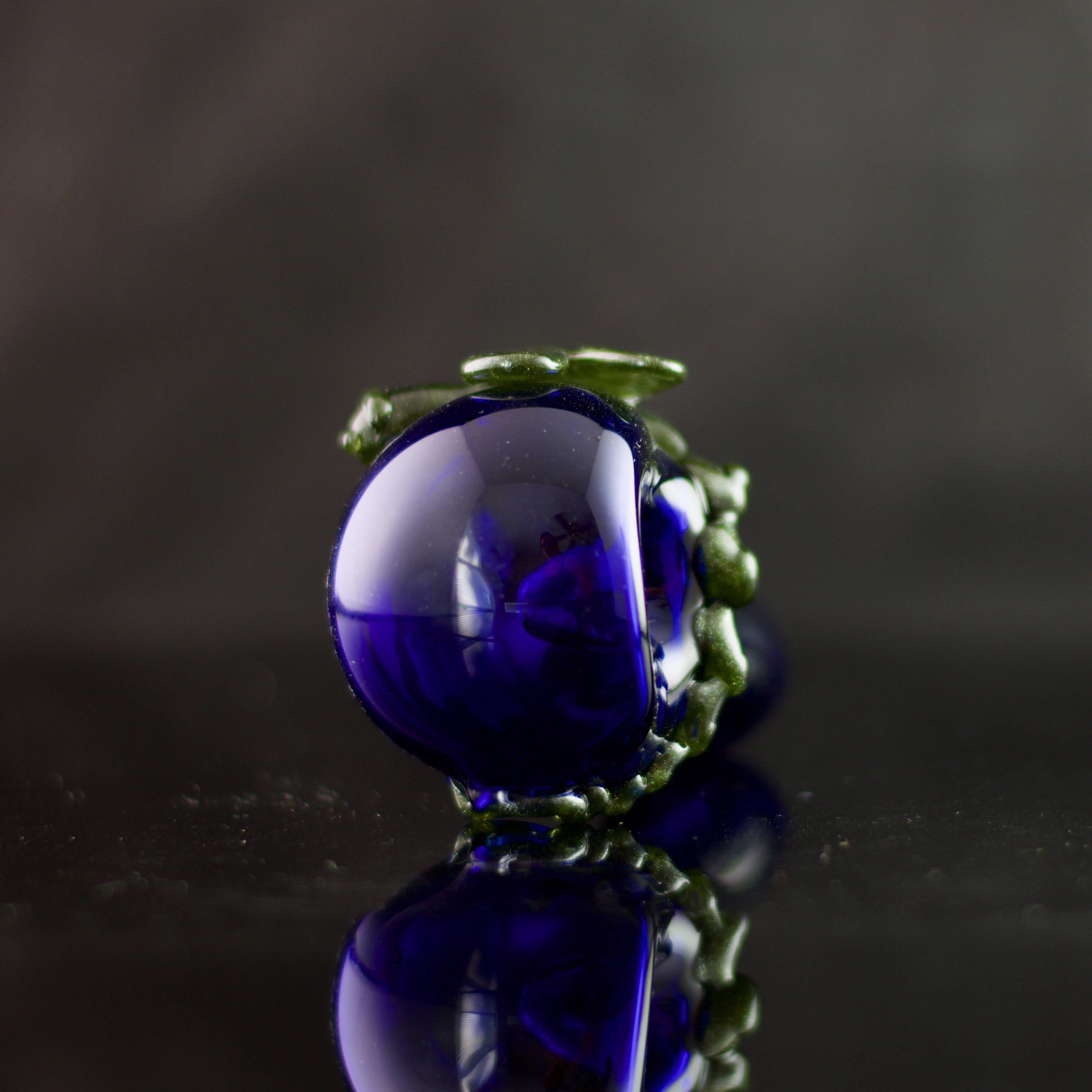 SALE Dragonfly Glass Spoon Pipe in Cobalt Blue & Paparazzi, #539