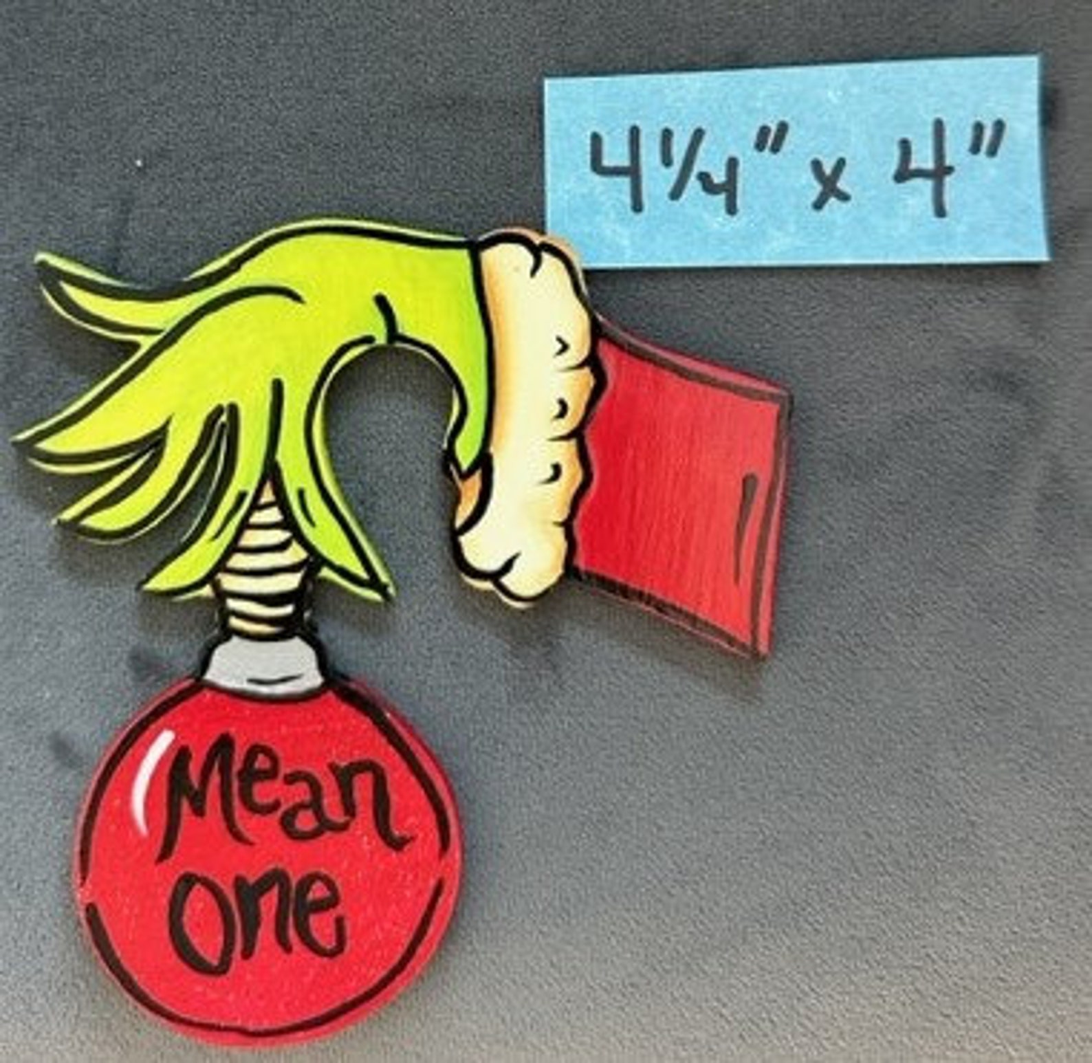 Wreath Attachment Grinch Mean One Sign - Etsy