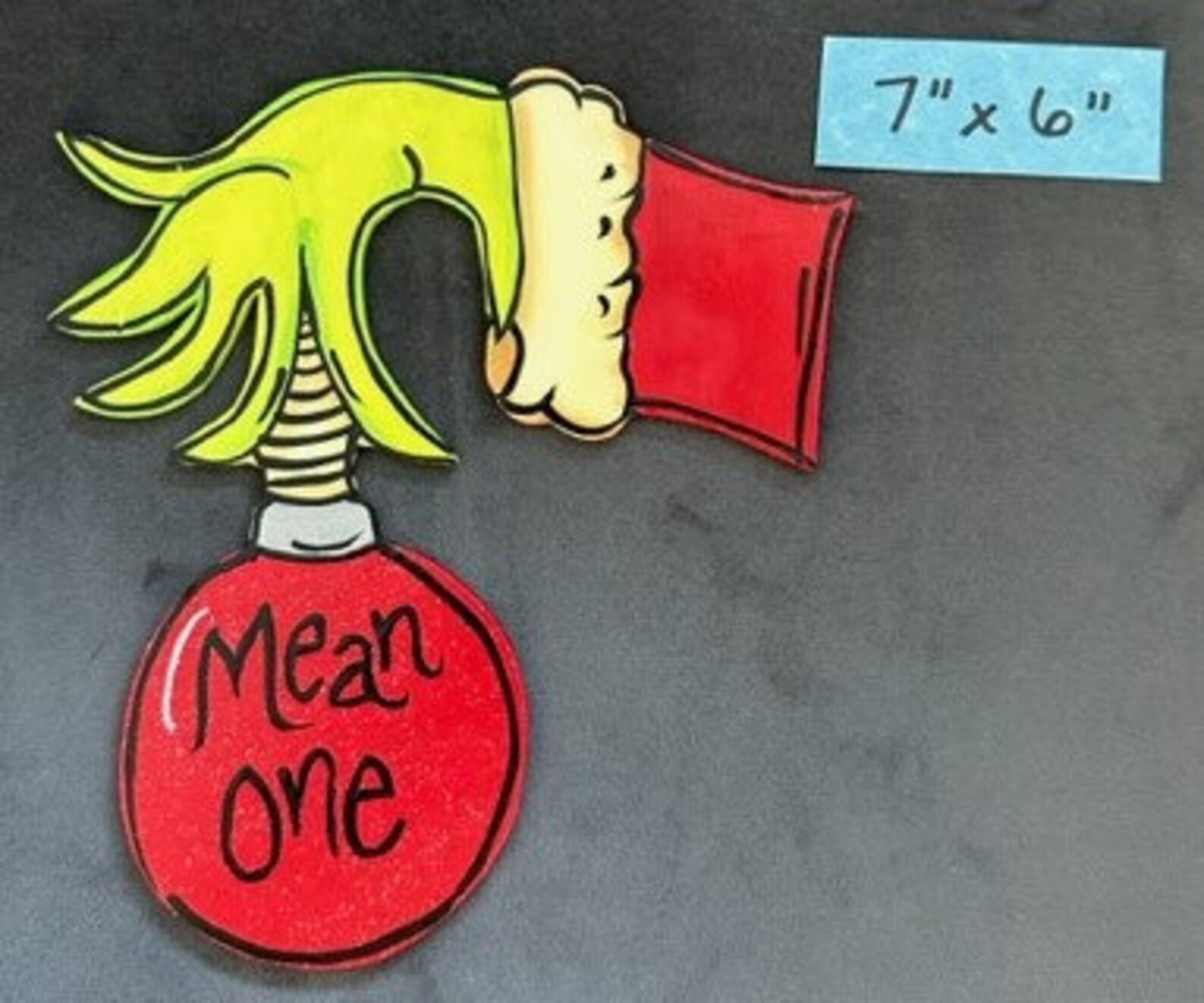 Wreath Attachment Grinch Mean One Sign - Etsy