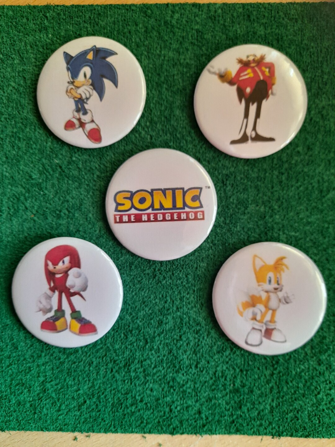 Sonic the Hedgehog Style 2.25 Inch Pin Badges - Etsy