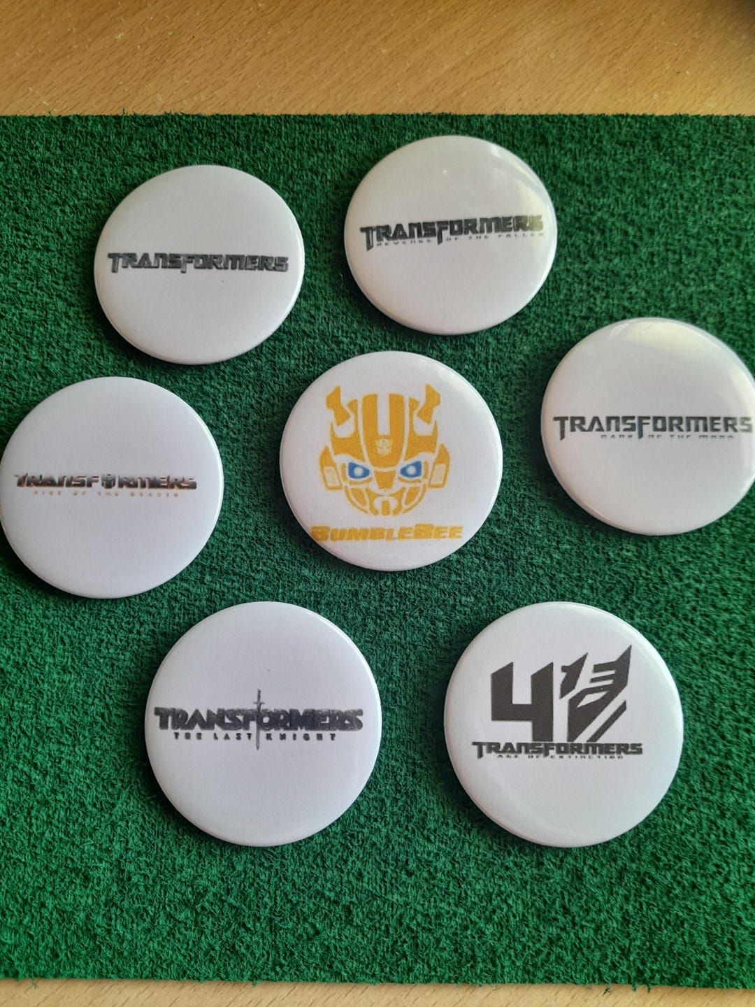 Transformer Logo Style 2.25 Inch Pin Badges - Etsy