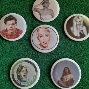 Pop Stars 2.25 Inch Pin Badges - Etsy