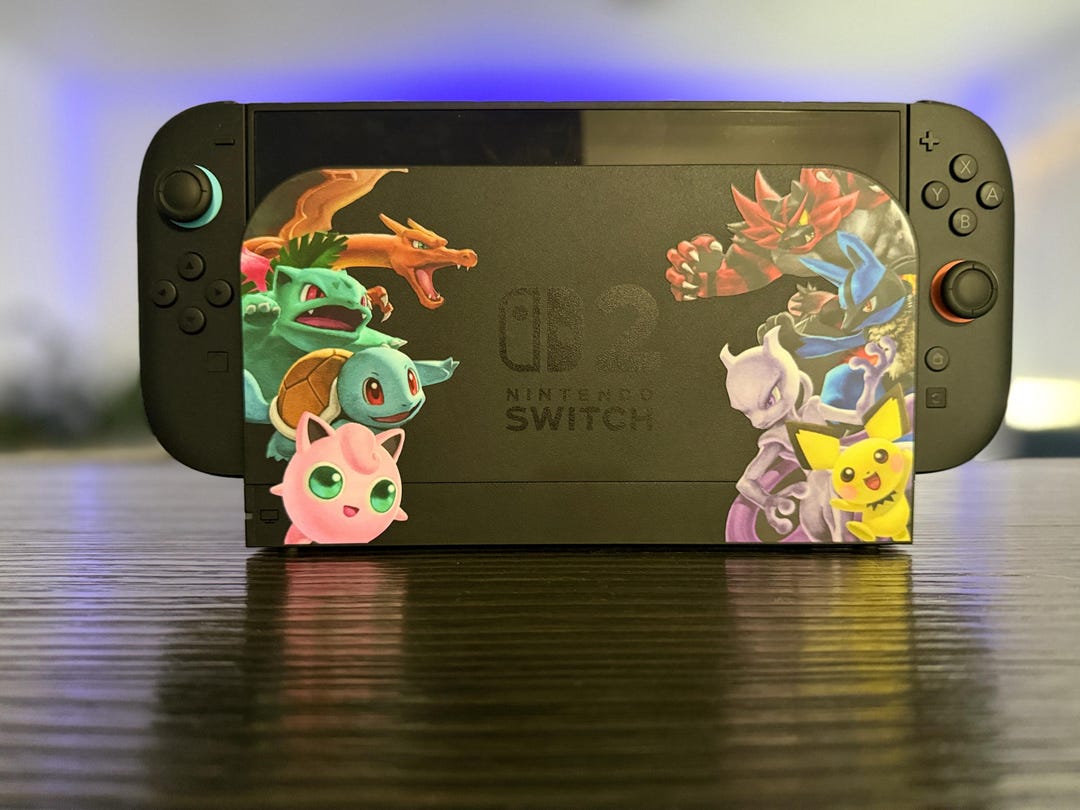 Pokemon Themed Nintendo Switch 2 Dock Decal - Etsy