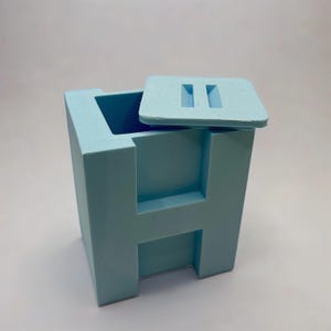 Letter-shaped Container With Lid | Custom Letter Box Container | Multi ...