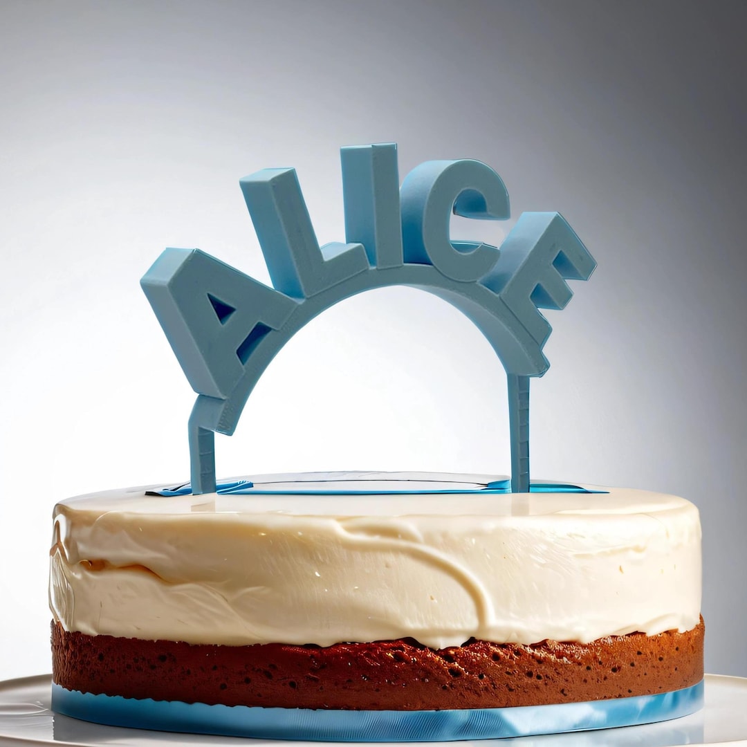 Custom Birthday Cake Sign | Custom Party Cake Sign | Custom Cake Topper ...