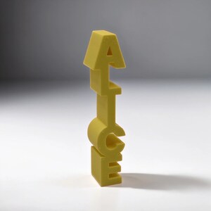 Custom Name Letter Tower | Personalized Letter Stack | Custom Name ...