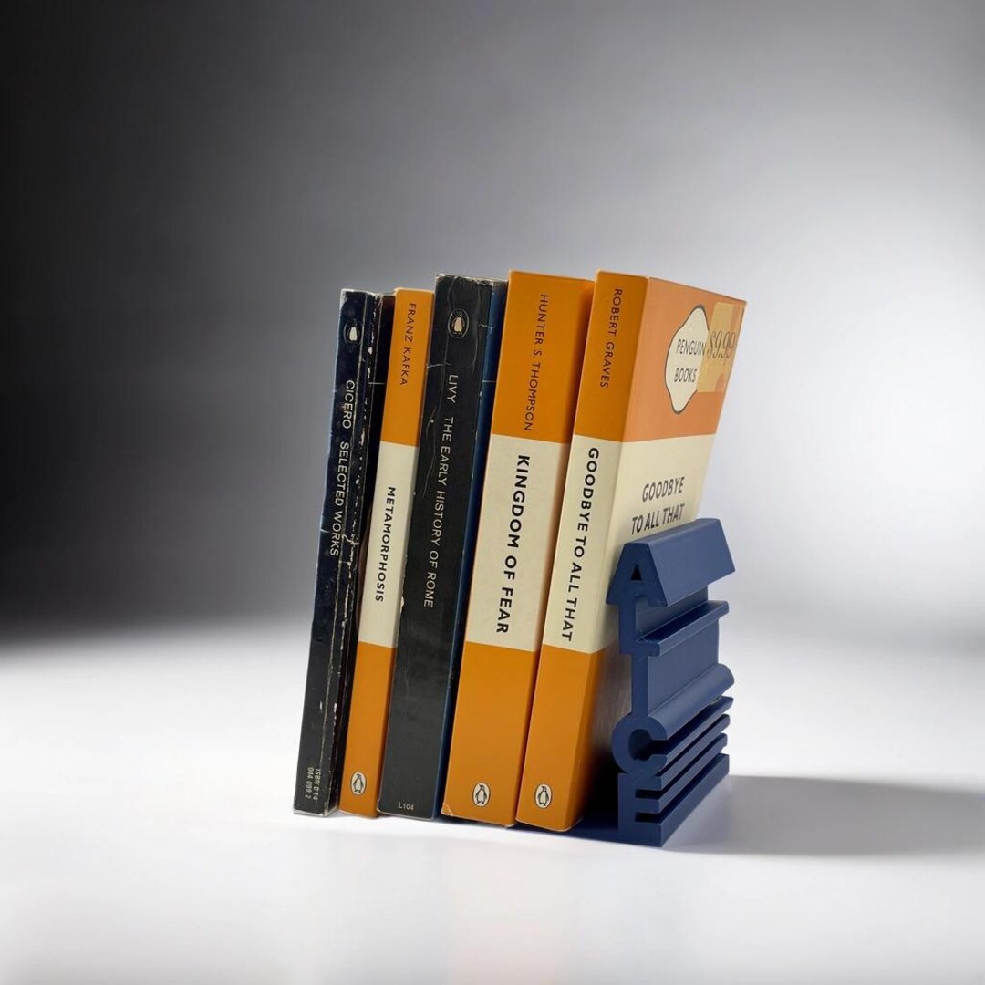 Book End - Stacked Letters | Personalized Letter Book End | Custom ...