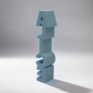 Custom Name Letter Tower | Personalized Letter Stack | Custom Name ...