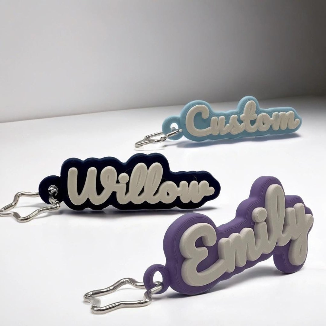 Custom Name Tag | Personalised Name Tag | 3D Printed Name Tag | Custom ...