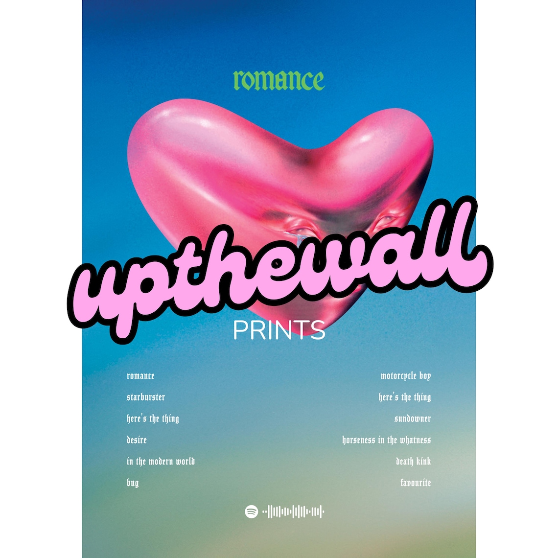 Fontaines DC Romance Album | Digital Download Poster | Indie Rock Band ...