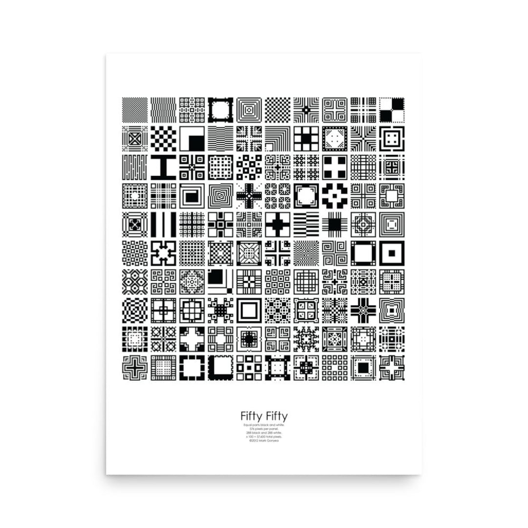 Fifty Fifty Poster - Etsy