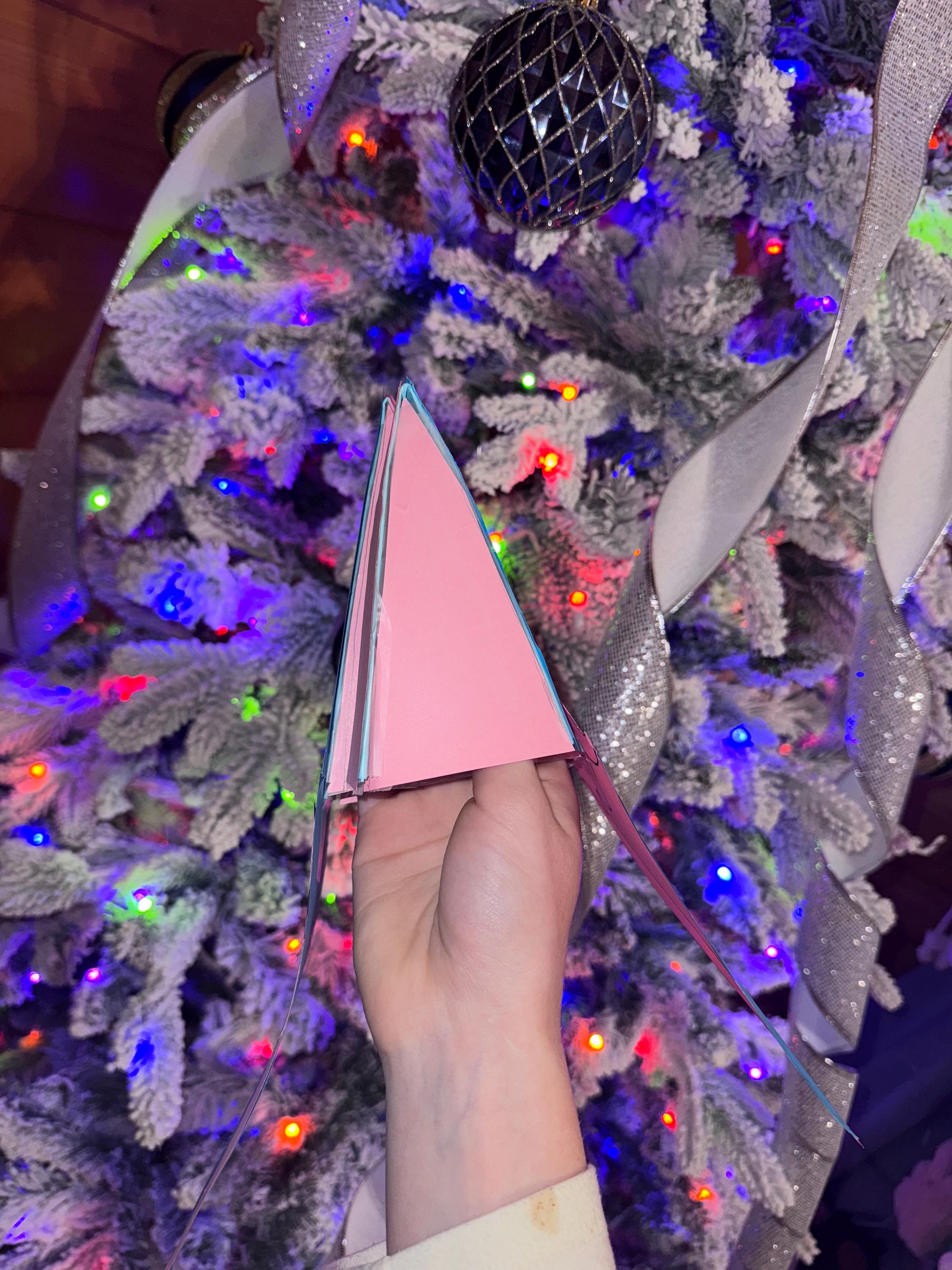 Pink and Blue Paper Dragon Puppet - Etsy