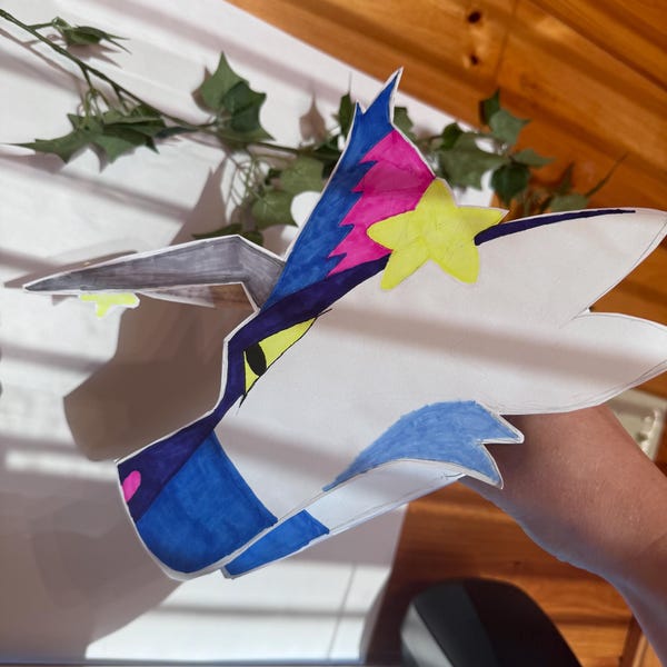 Paper Dragon Puppet Base - Etsy