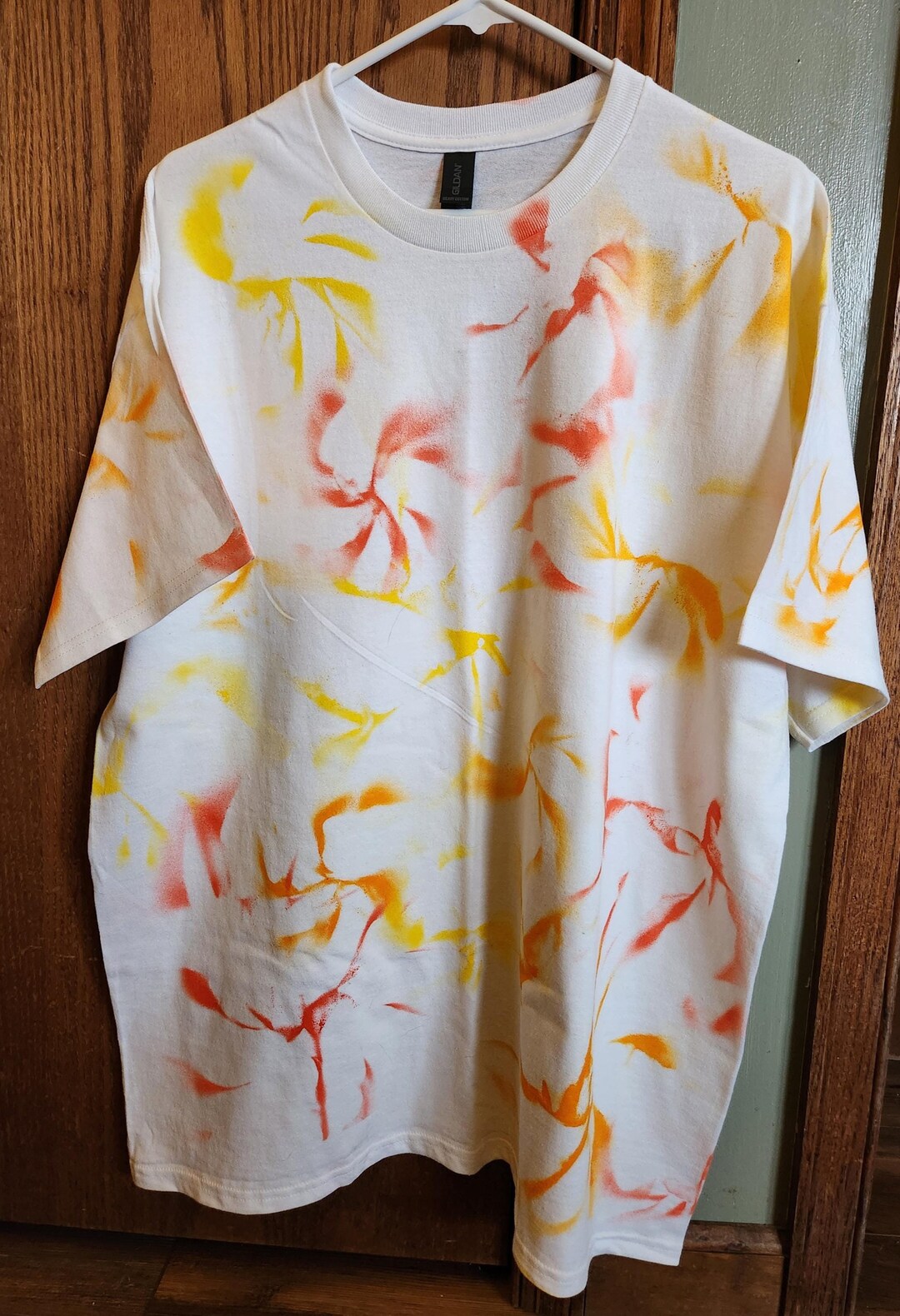Yellow/ Orange Tie Die T-shirt - Etsy
