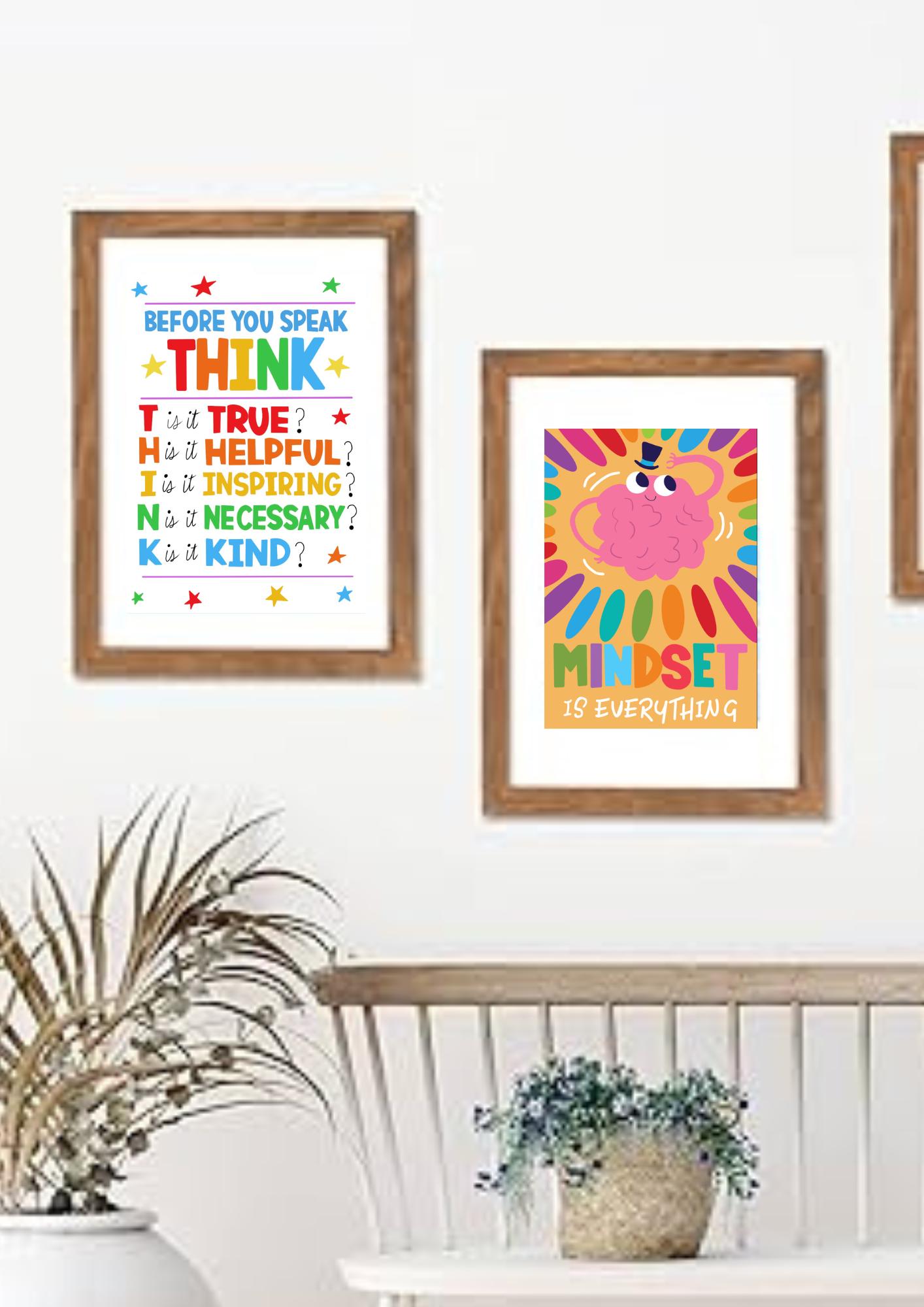 THINK Before You Speak Print - INSTANT DOWNLOAD / Teacher Poster ...