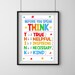 THINK Before You Speak Print - INSTANT DOWNLOAD / Teacher Poster ...