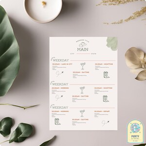 Western Weekend Itinerary - Etsy