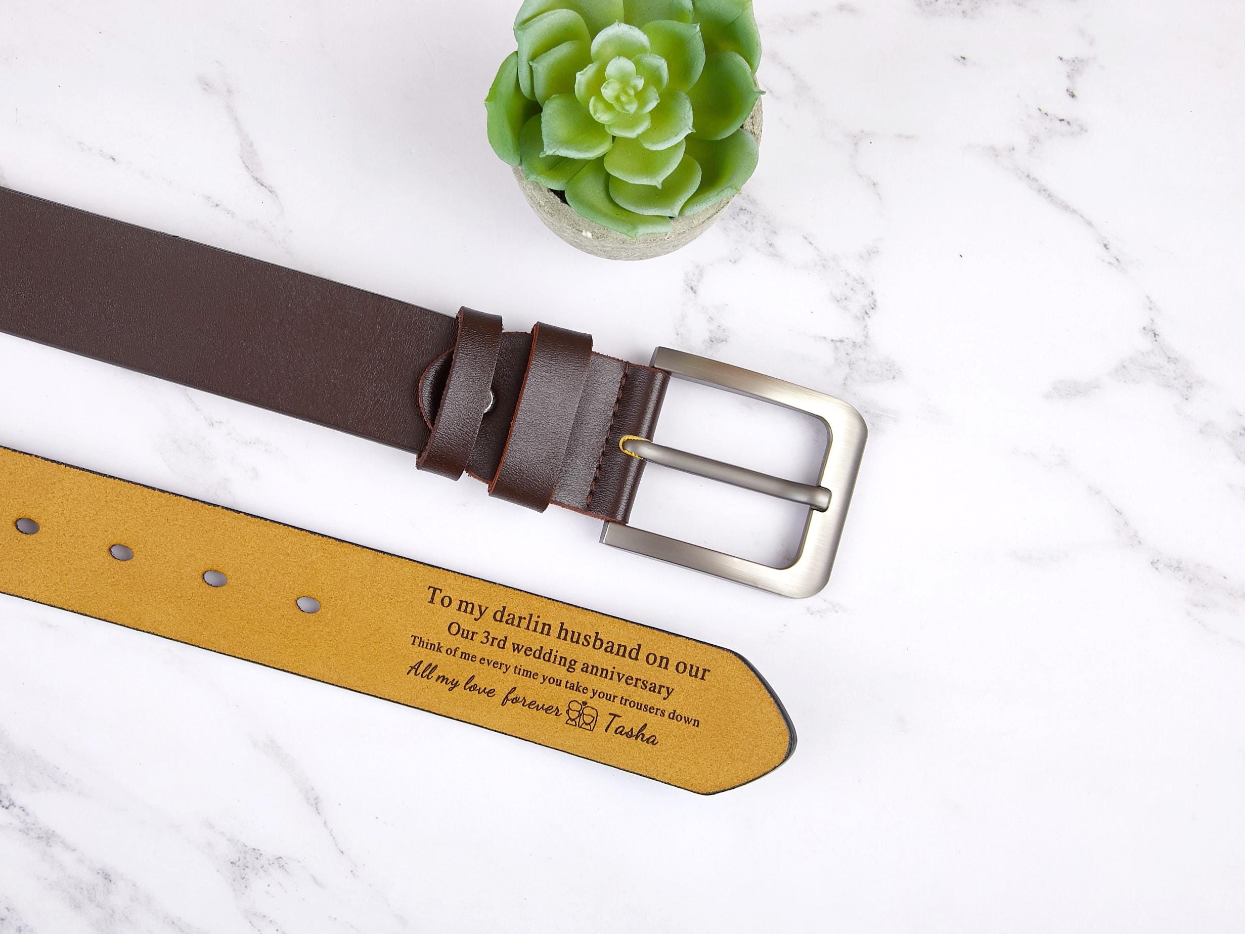 Custom Dad Belts,personalized Belts,fathers Day Gifts for Boyfriend ...