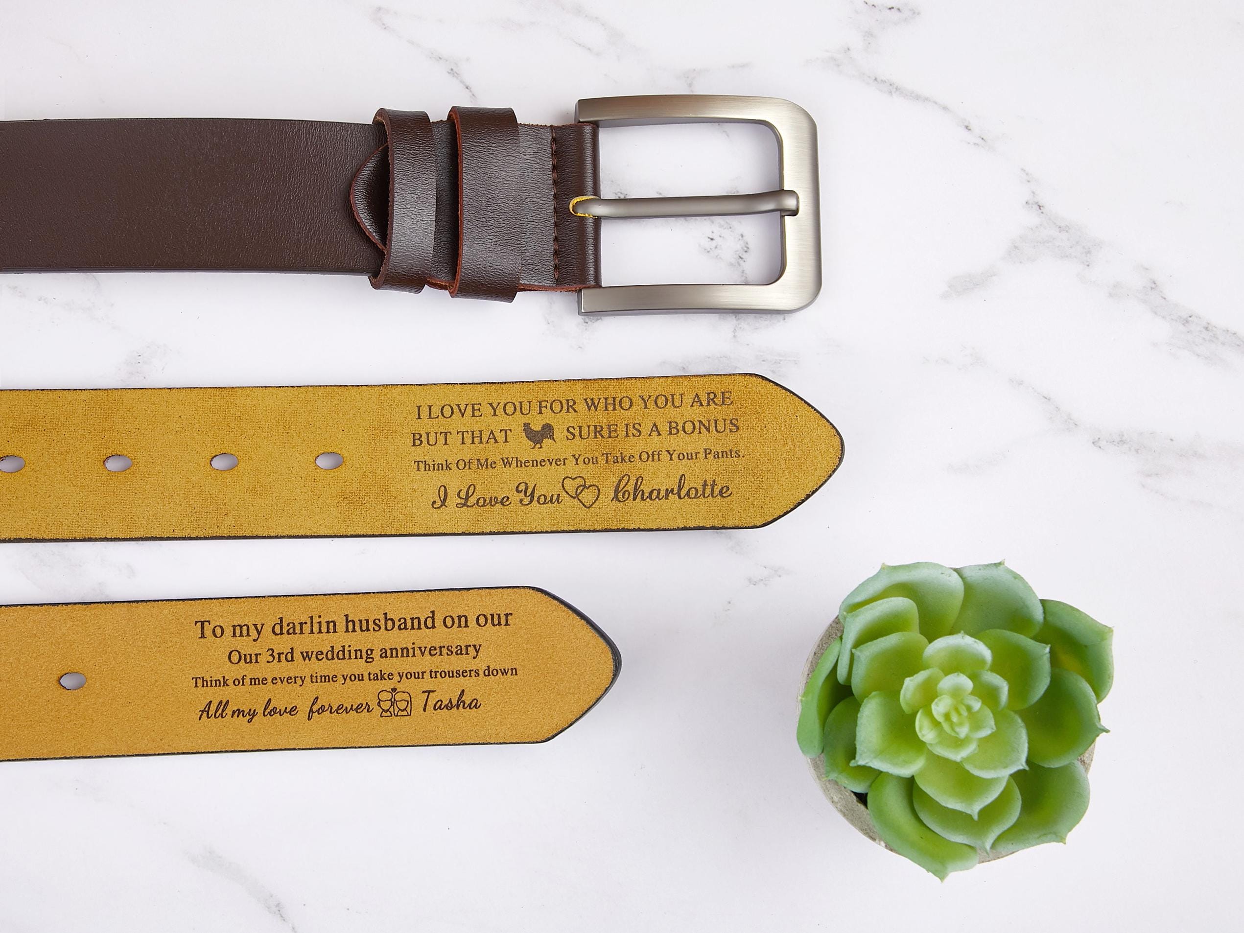 Custom Dad Belts,personalized Belts,fathers Day Gifts for Boyfriend ...