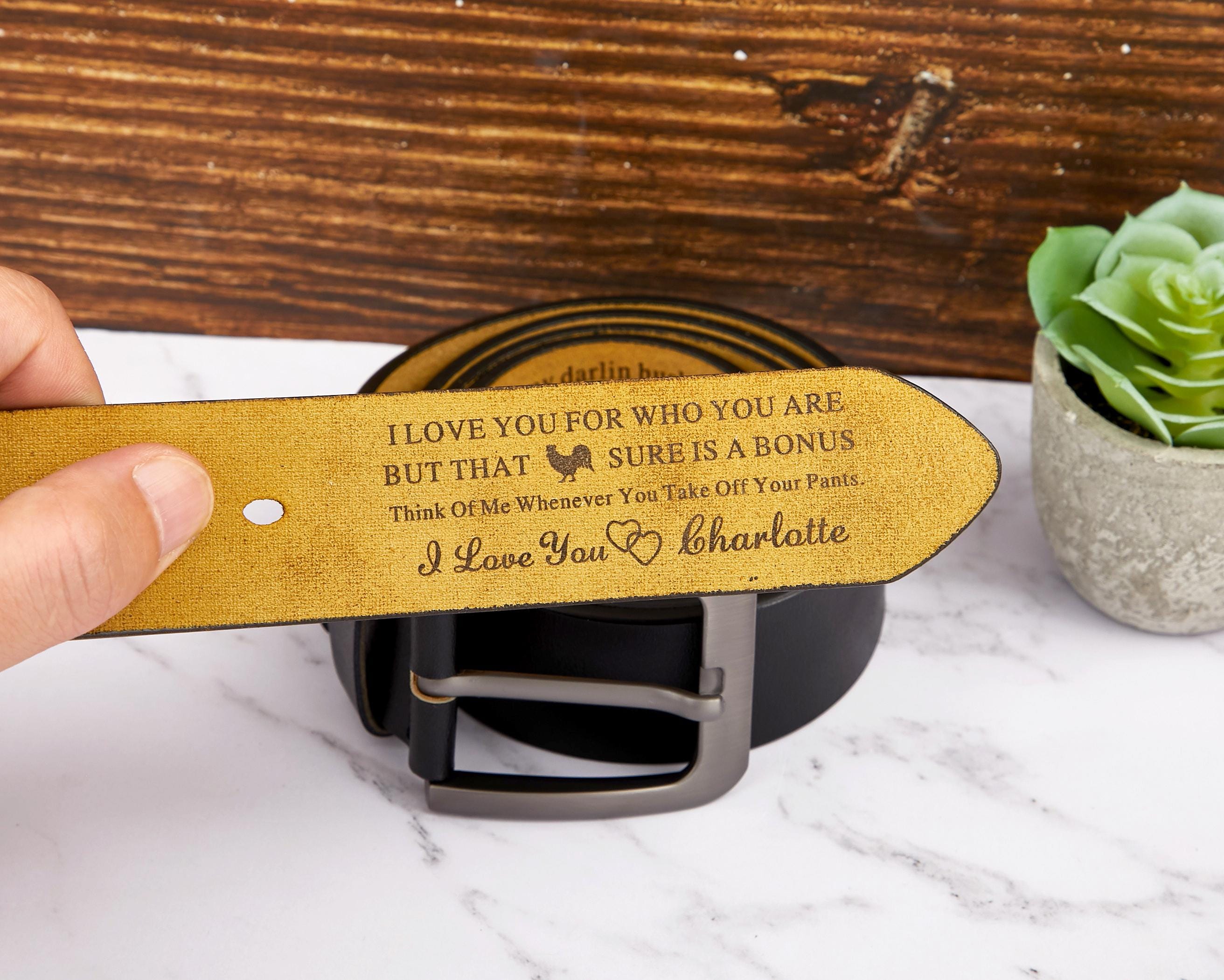 Custom Dad Belts,personalized Belts,fathers Day Gifts for Boyfriend ...