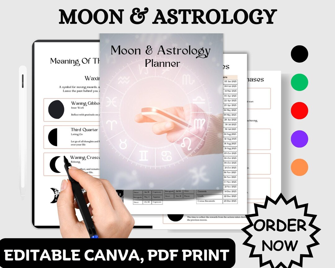 Elevate Your Planning Game With the Ultimate Moon and Astrology Bundle ...