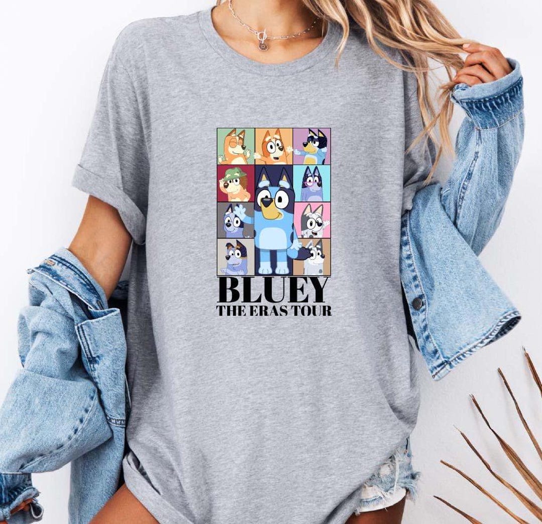 Blue Dog Eras Tour Shirt: Family Birthday T-shirt - Etsy