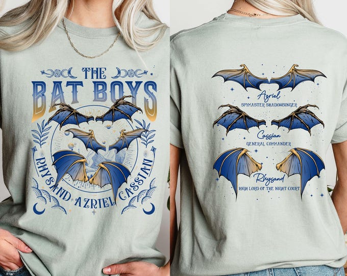 The Bat Boys Shirt, Vintage Acotar Bookish Sweatshirt, the Night Court ...