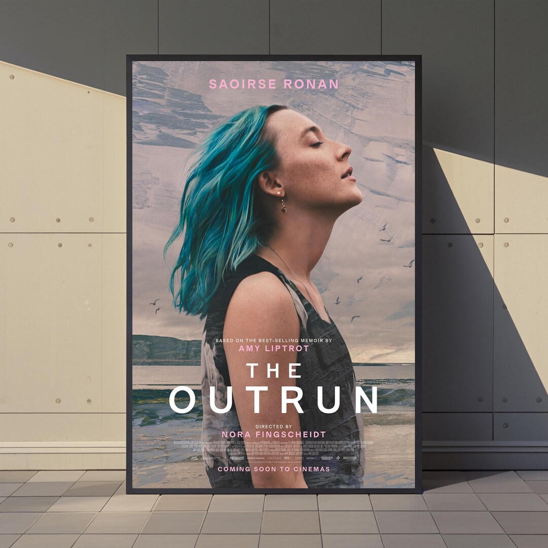 The Outrun Movie Poster Perfect Gift Home Decor Wall Art Wooden Hanger ...