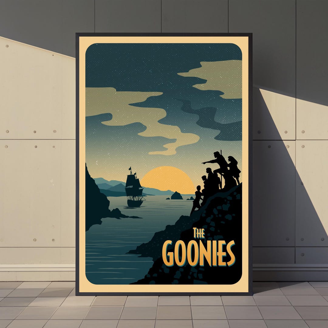 The Goonies Movie Poster Movie Poster Perfect Gift Home Decor Wall Art ...