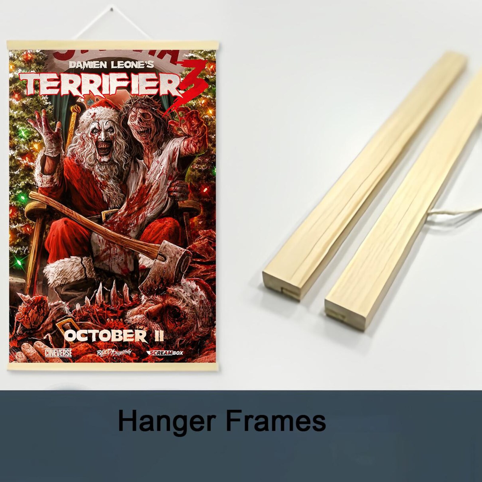 Terrifier 3 Movie Poster Movie Poster Perfect Gift Home Decor Wall Art ...