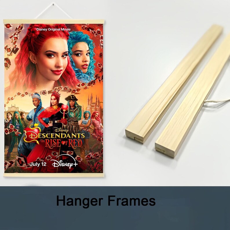 Descendants the Rise of Red Movie Poster Perfect Gift Home Decor Wall ...