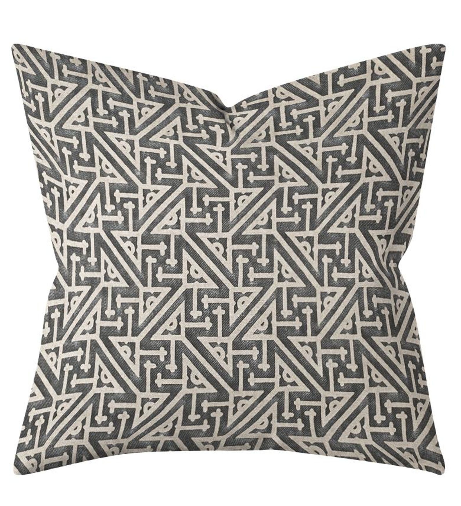 Fortuny Venezia Simboli Fabric Pillow Cover Fortuny Fabric by the Yard ...