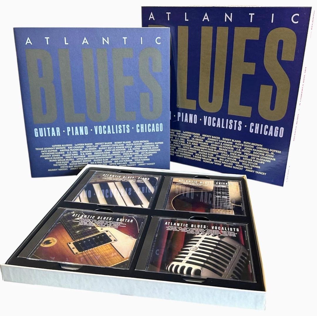 Vintage (1991) Atlantic Blues 4 CD Box Set, a Compilation of Blues ...
