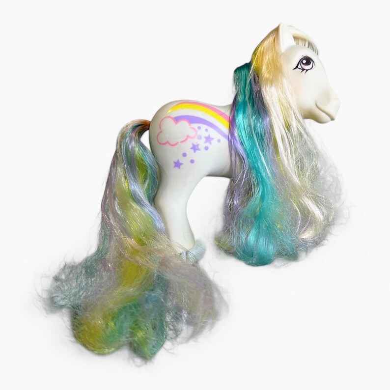 Vintage My Little Pony G1 Raincurl Rainbow Curl Pony 1986 Hasbro ...