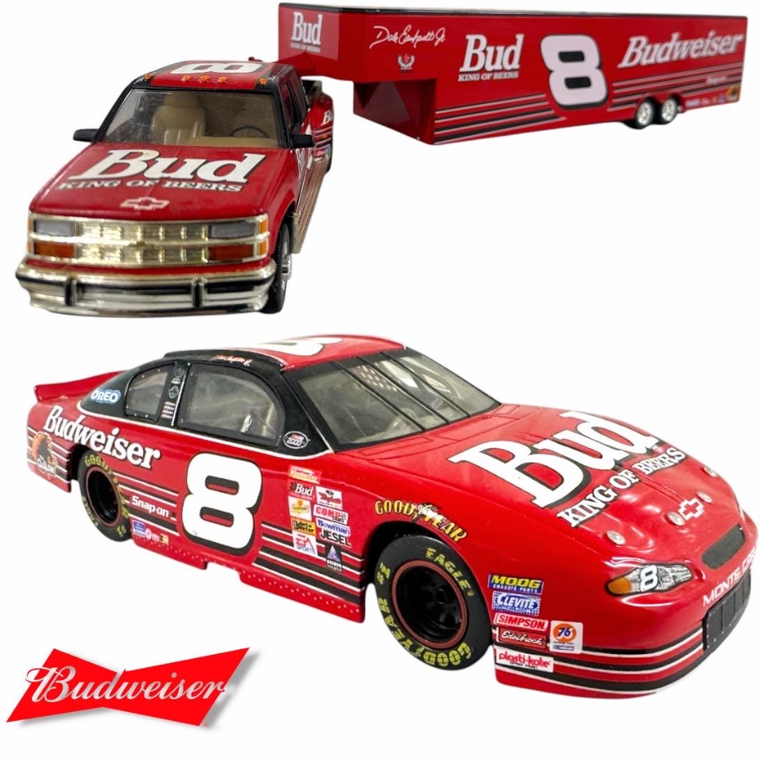 NASCAR Dale Earnhardt Jr / Budweiser Show Trailer & Car - Rare Limited ...