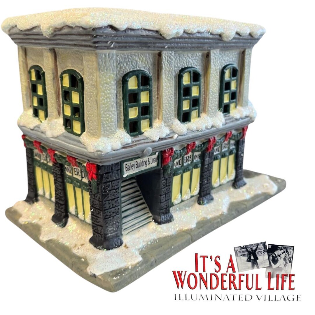 Enesco It’s a Wonderful Life Illuminated Village, Season 1 Bailey ...