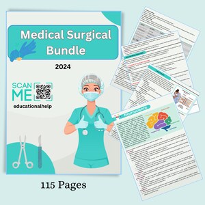 Medical-surgical Nursing Study Guide Nursing School Medical School ...