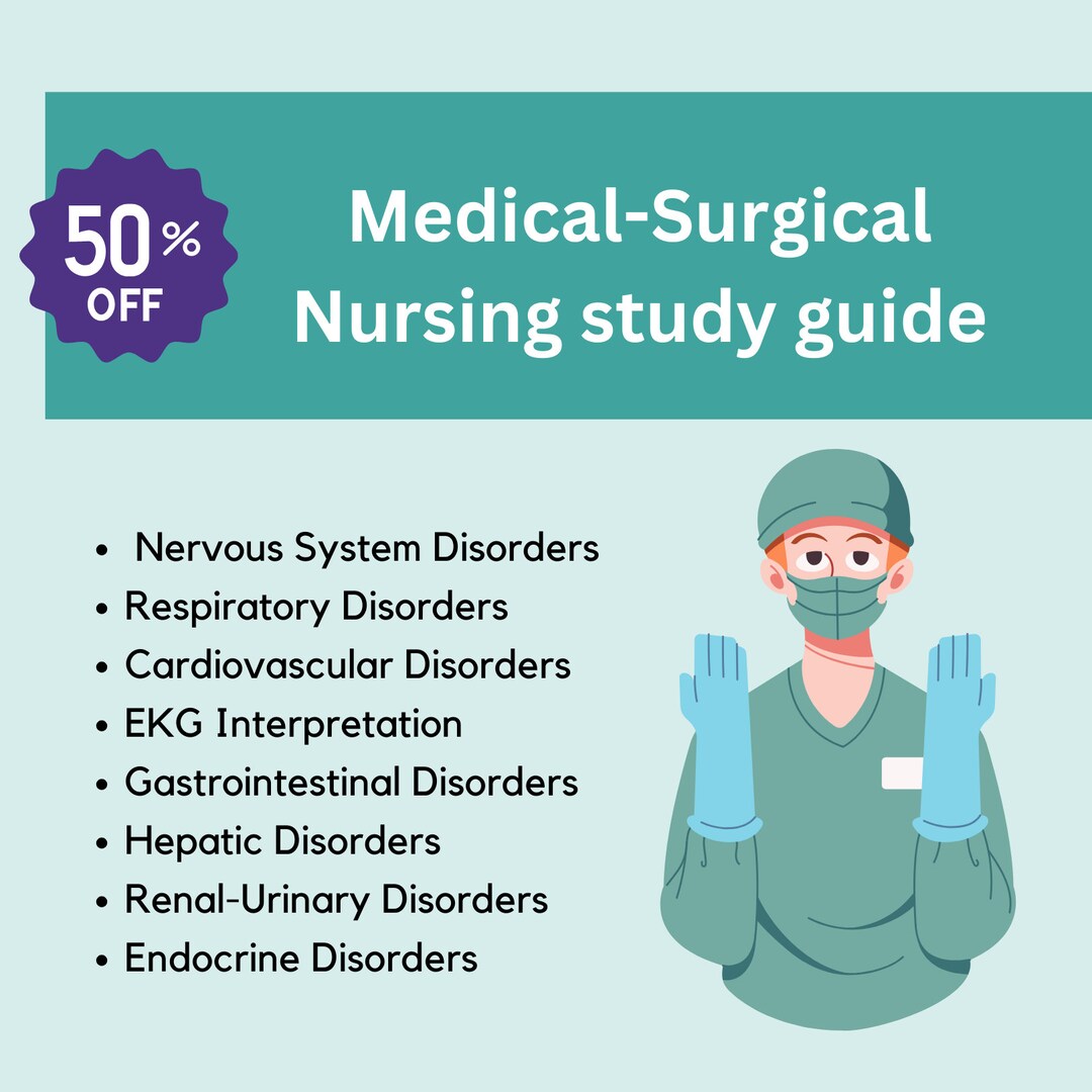 Medical-surgical Nursing Study Guide Nursing School Medical School ...
