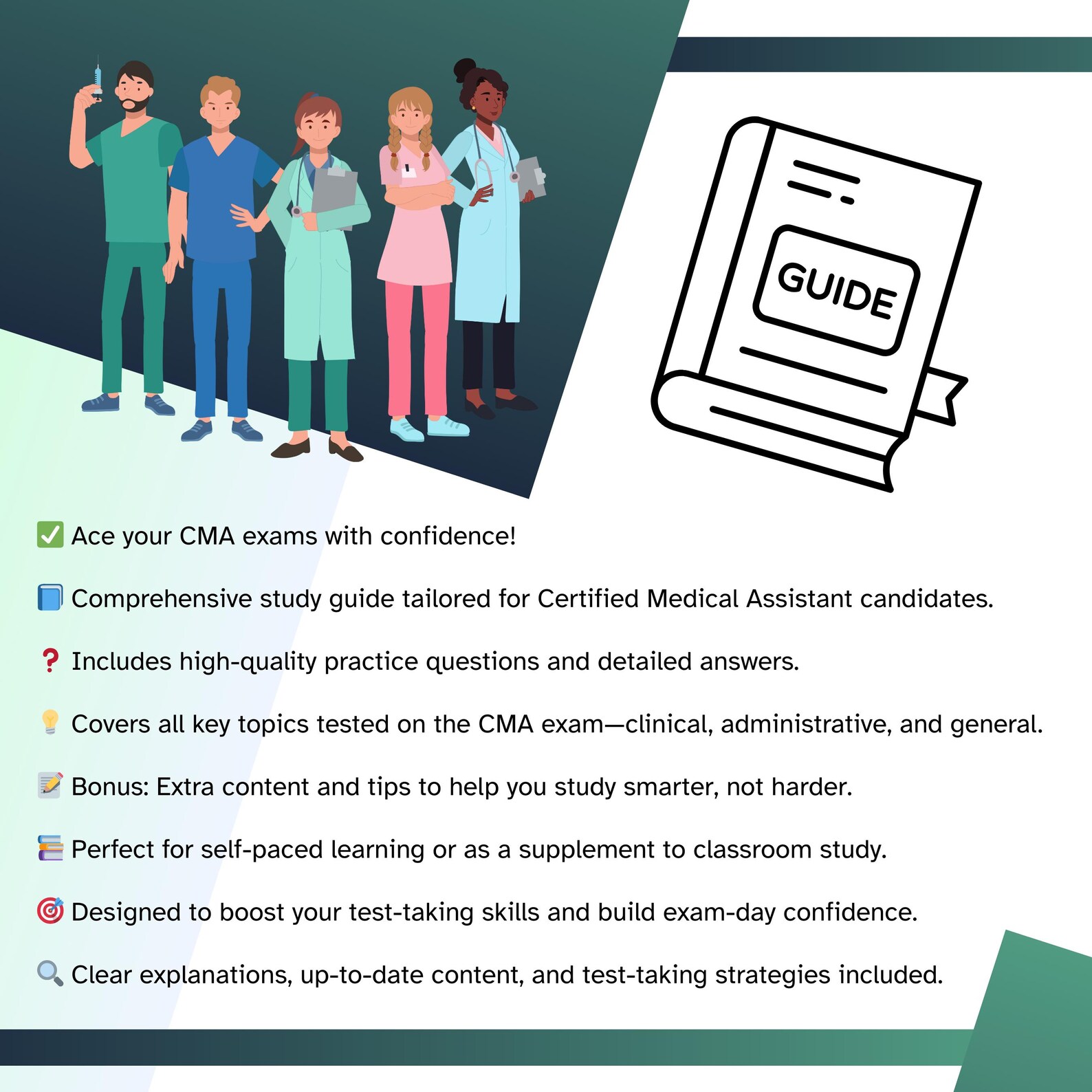 Medical Assistant Preparation, Nursing School Notes, CMA/RMA Exam ...