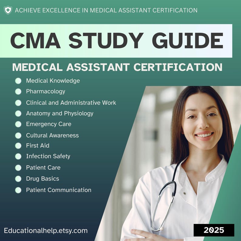Medical Assistant Preparation, Nursing School Notes, CMA/RMA Exam ...