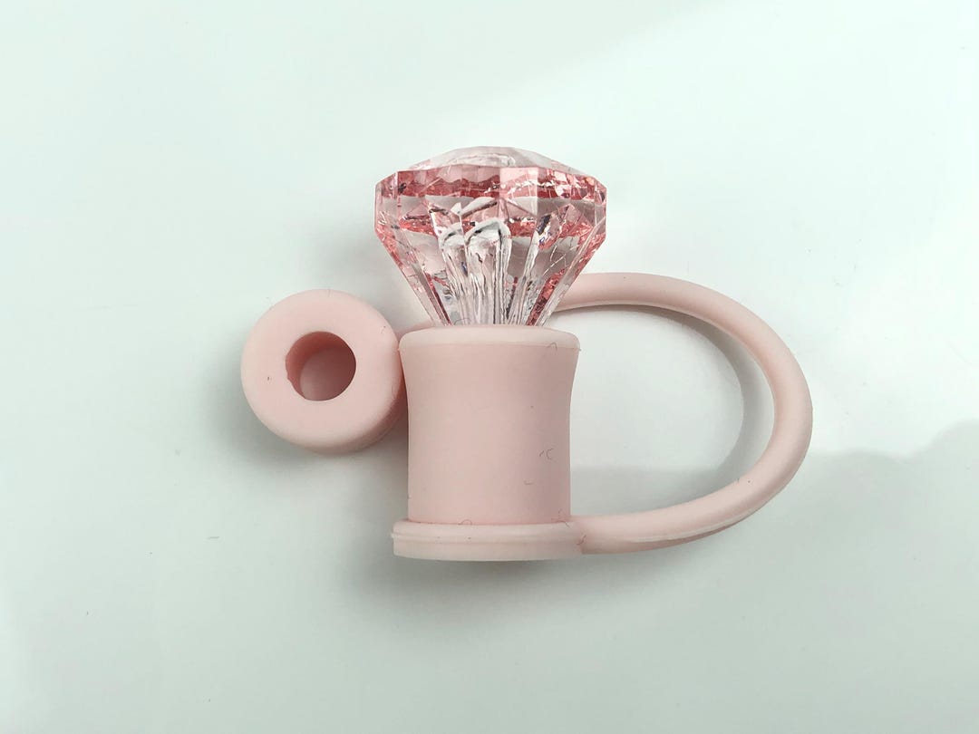 Diamond Straw Topper Stanley Straw Cap-silicone Straw Cover - Etsy
